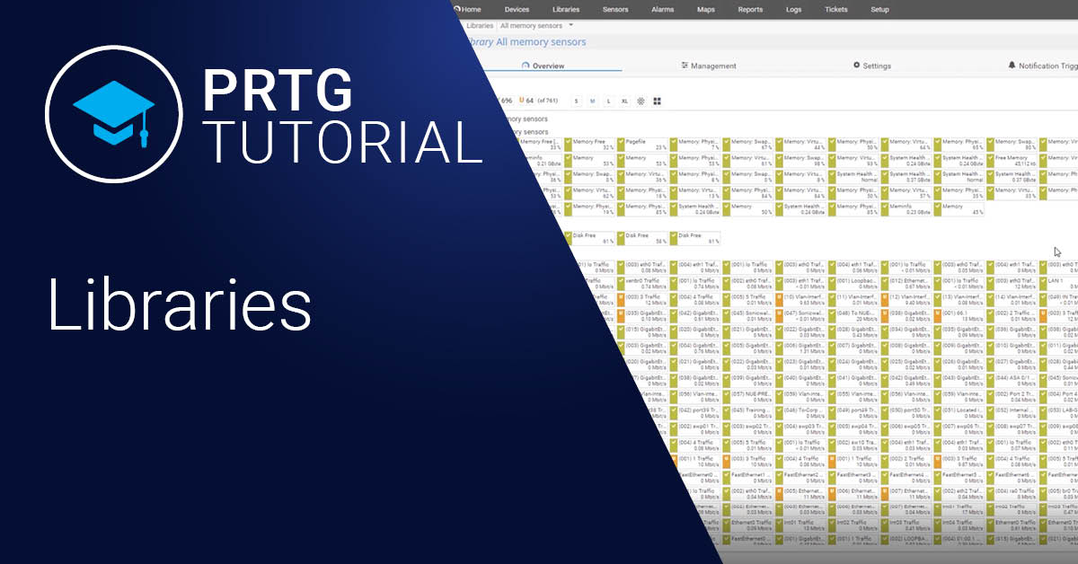 Video: Libraries in PRTG