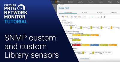 Video: SNMP custom sensor and custom Library sensor